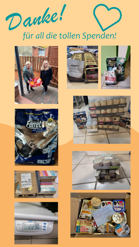 Ein herzliches Dankeschön an Sie alle! - Tierheim Alsfeld